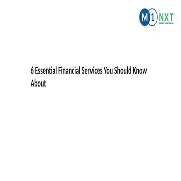 6 Essential Financial Services You Should Know About.pptx