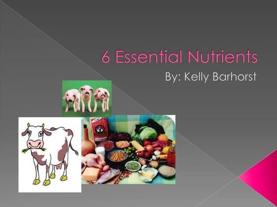 PPT on Nutrients | PPT | Healthy Cooking and Eating | Food & Drink