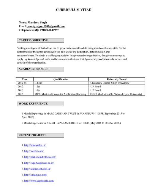 pooja RESUME (1) | PDF