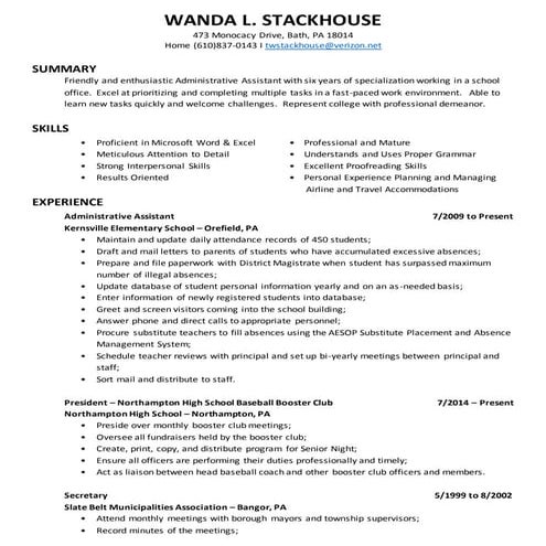 11-10-15 Resume | PDF