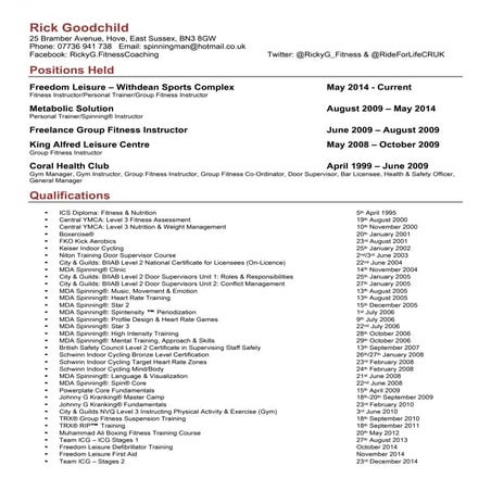 Rick Goodchild - Resume copy | PDF