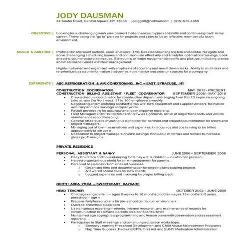 Jody Dausman_ Resume 2016 | DOCX