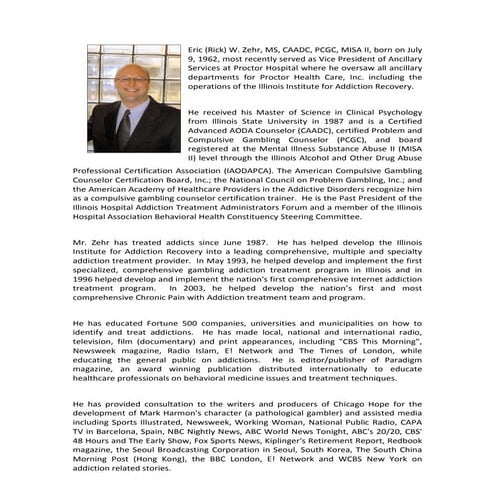 Eric (Rick) Zehr Resume 1 | PDF