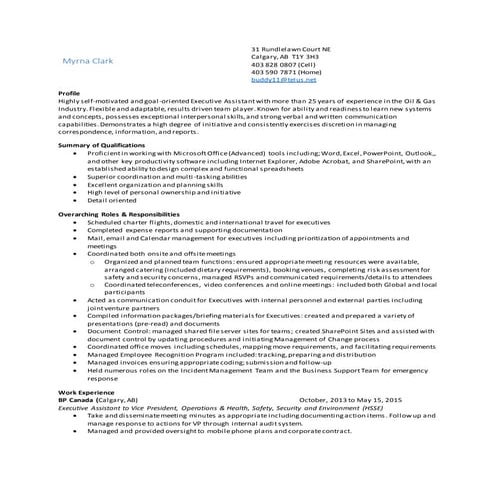 Myrna Clark Resume | DOCX