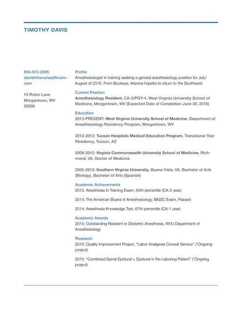 Curriculum Vitae | DOCX