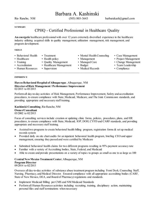 Marc S Berlin Health Care Resume | PDF