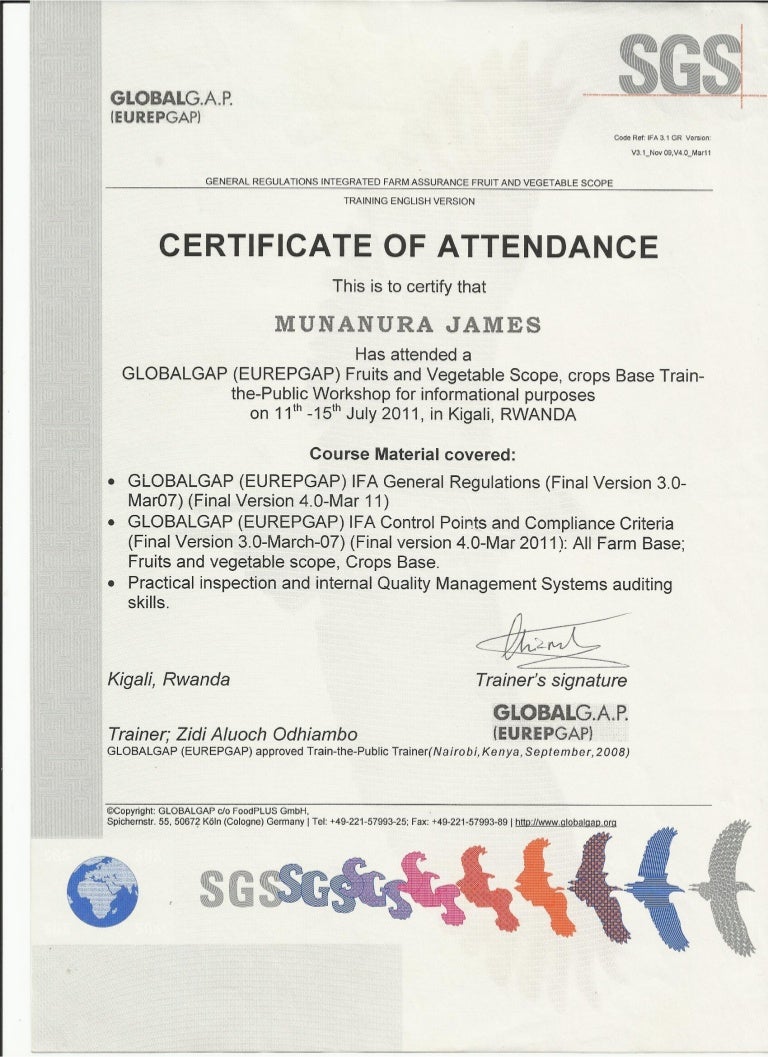 SGS-CERTIFICATE