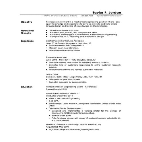 Taylor Jordan Resume | PDF