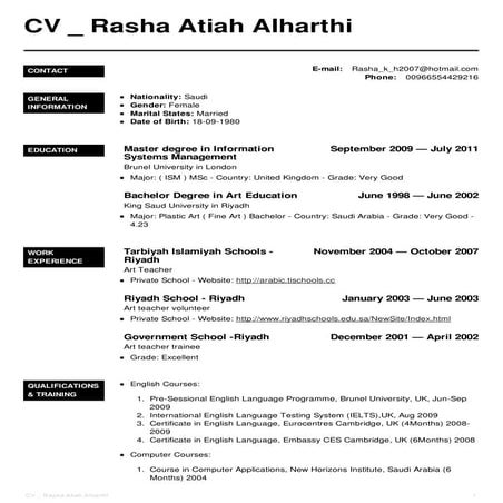 CV_RASHA | PDF