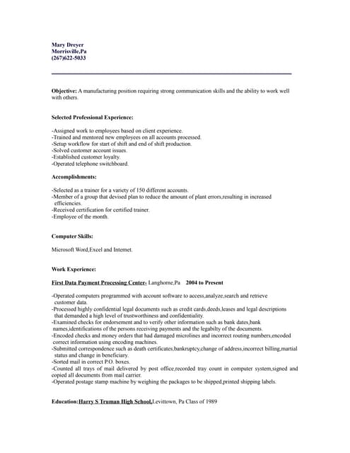 Drew Hudson - Resume | PDF