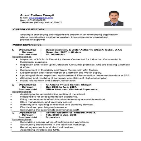 AnverPP CV | DOC