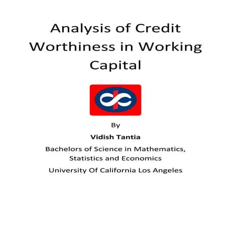 Analysis of Credit Worthiness in Working Capital | PDF