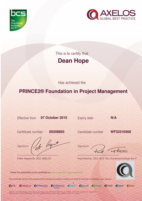 Foundation Cert | PDF