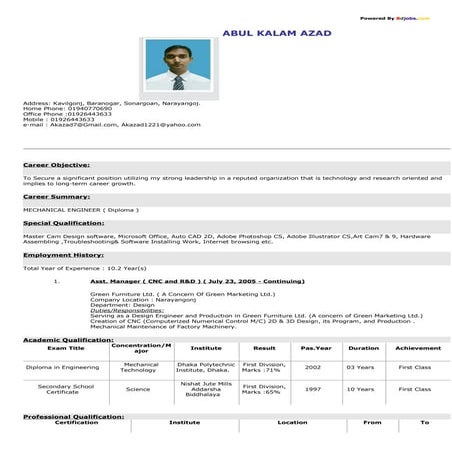 Cover letter with resume | DOC