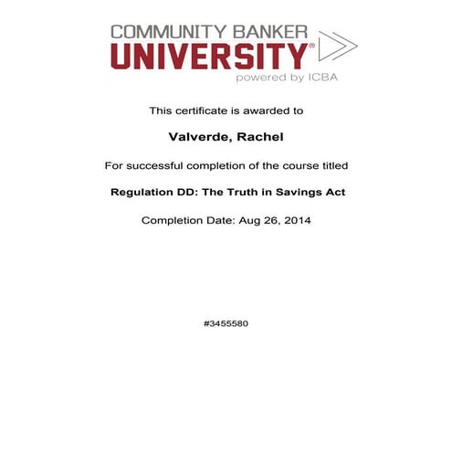 Certificate- Reg DD | PDF