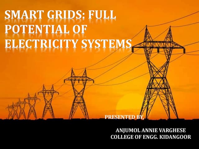WIDE AREA MONITORING SYSTEMS(WAMS) | PPTX