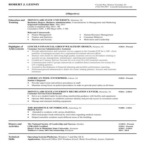 RESUME April 2015 | DOC