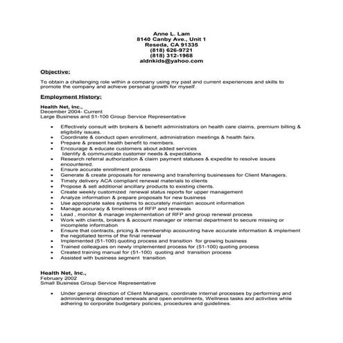Anne- Resume 2-2015 | PDF