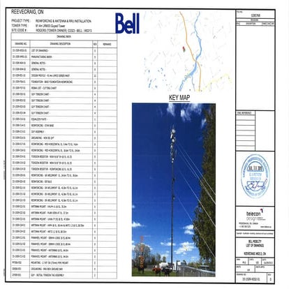 Reinforcing Drawings of Existing Guyed Tower | PPT