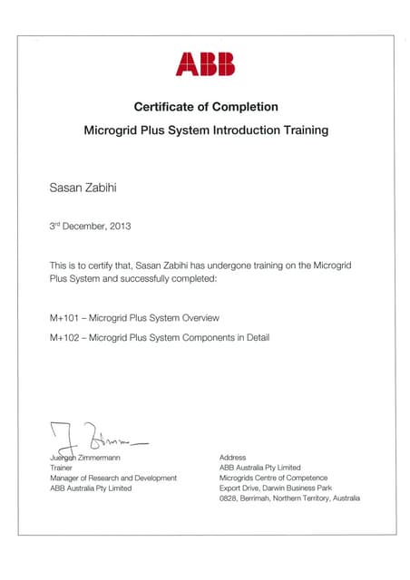 ABB Competition and Consumer Low compelition certificate | PDF ...