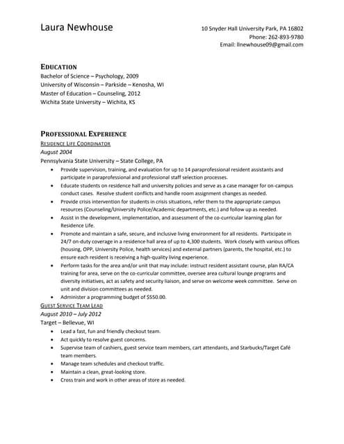 Resume 2016 | DOCX