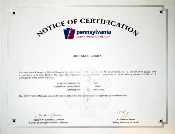 BAA Certificate | PDF