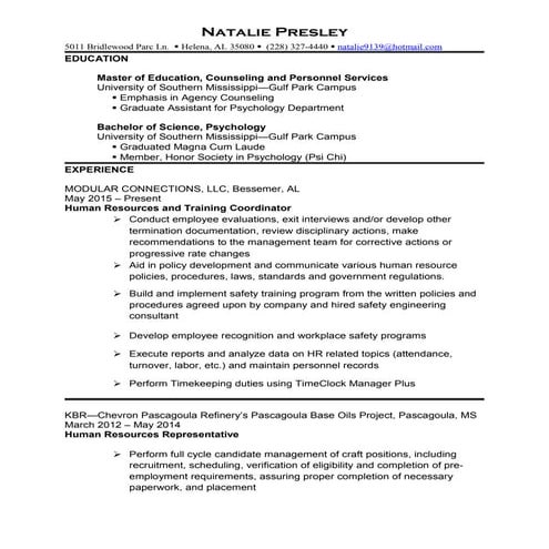CV E | DOC