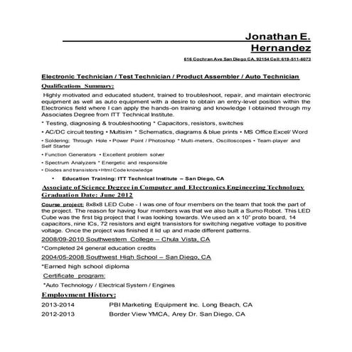 Tony Achar Resume | DOCX