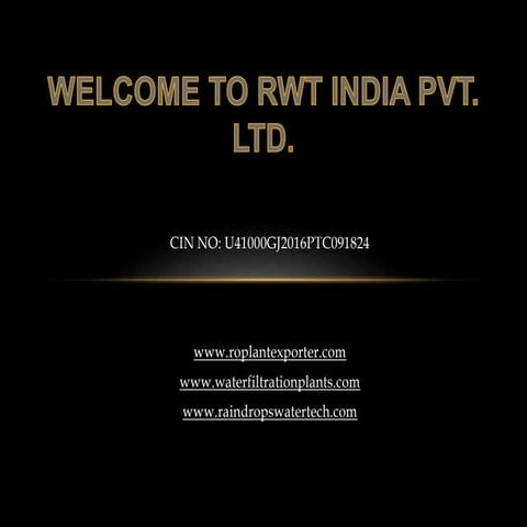 INTRO OF RWT | PPTX