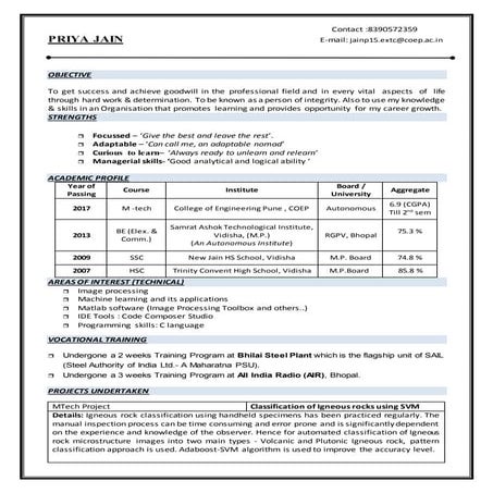 priya resume final | DOCX