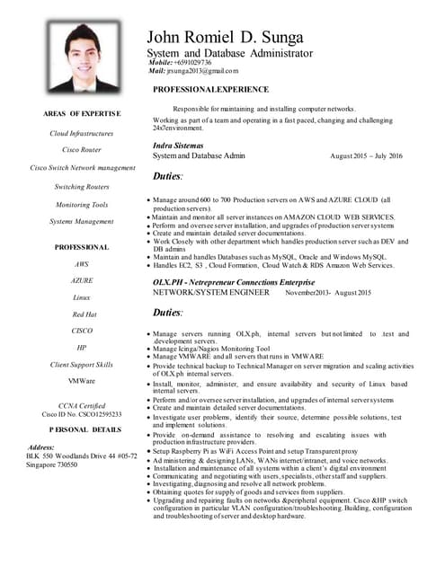 Dc resume | DOCX | Computing | Technology & Computing