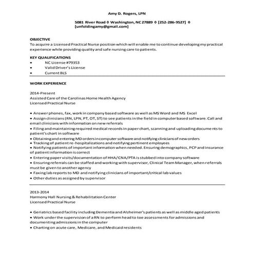 Amy Rogers Resume 2016 | PDF