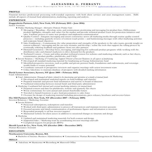 Alexandra_Ferranti Resume 2016 | PDF