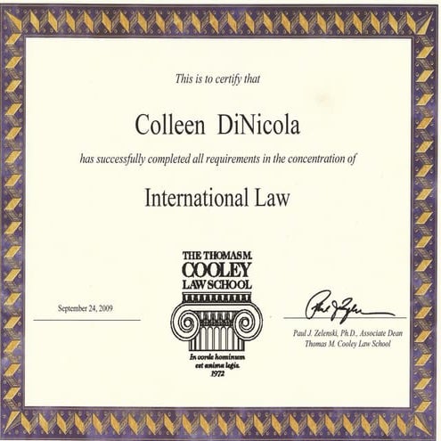 Int Law Cert | PDF