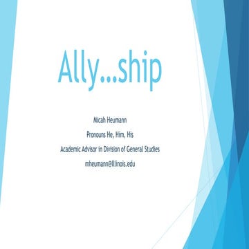 Making Allyship Work | PDF