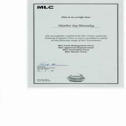 MLC Life | PDF