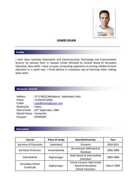 contoh cv bahasa inggris stephanie | DOCX