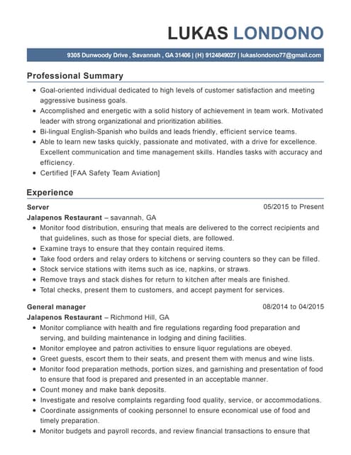 Marks 2016 Resume 2 | PDF