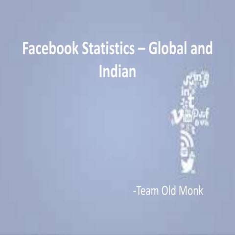 Facebook statistics | PPT