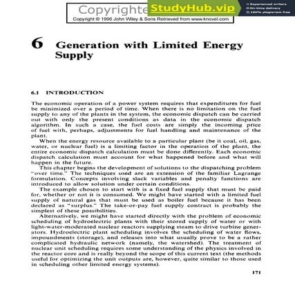 6 Generation With Limited Energy GENERATION WITH LIMITED ENERGY SUPPLY ...