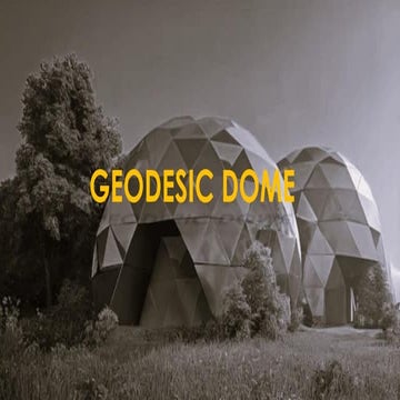 6 GEODESIC DOMES.pdf | Civil Engineering Industry | Industries