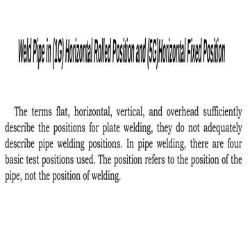 1 GROOVE POSITION FOR CARBON STEEL PLATE | PPT