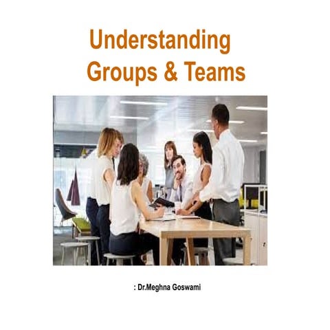 Managing work groups and teams | PPTX