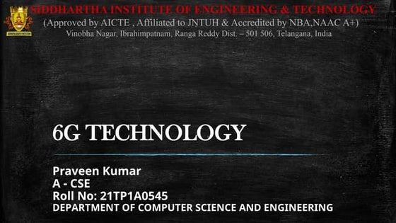 6G Technology | PPSX