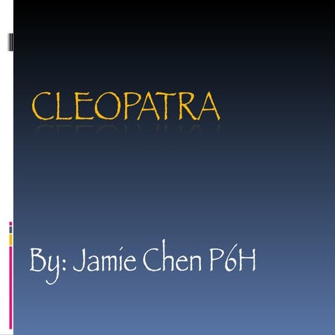 cleopatra.biography.jamie.sis | Death, Injury, or Military Conflict ...