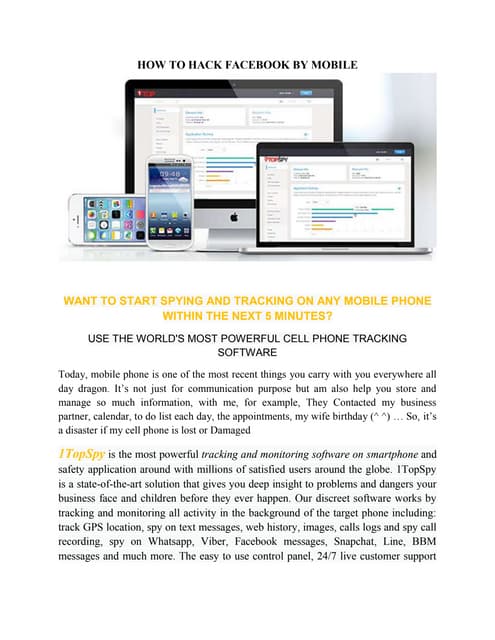 HOW TO SPY ON FACEBOOK | PDF | Internet | Computing