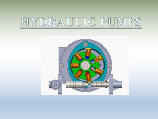 Pumps and Types of Pump- Fluid Mechanics | PPTX