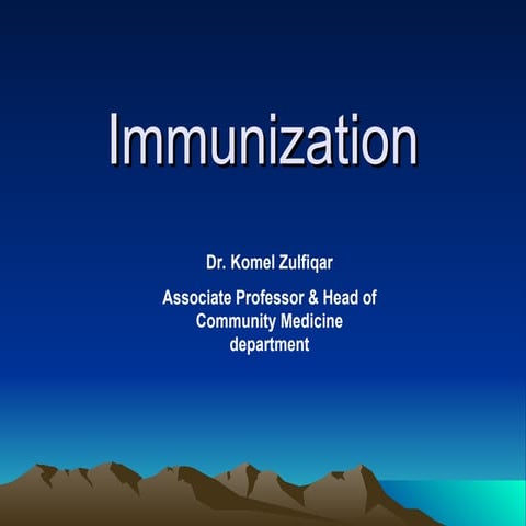 Comprehensive Overview of Immunization: Types, Mechanisms, and Cold ...