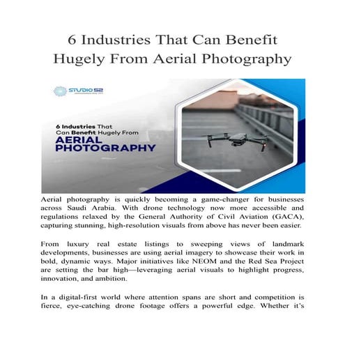6 Industries That Can Benefit Hugely From Aerial Photography.pdf