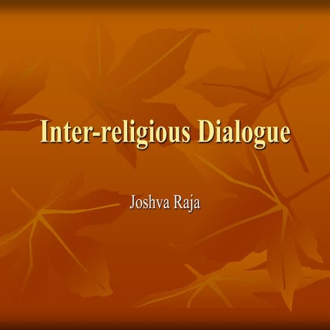 6 Inter-religious Dialogue.ppt
